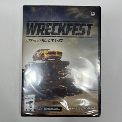 Wreckfest: Drive Hard, Die Last PC DVD Game New Factory Sealed. | eBay