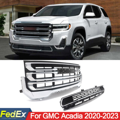 For GMC Acadia SL SLE SLT 2020-23 Front Bumper Center+Lower Grille ...