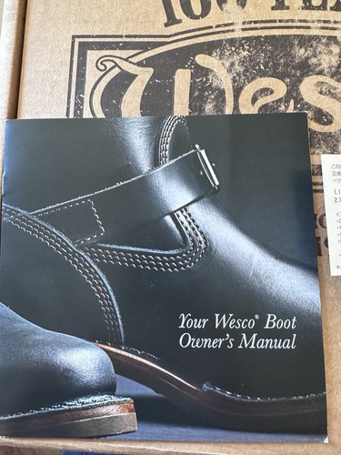 Wesco Mr Lou RARE Japan engineer boots With Box Size 9D With Box | eBay