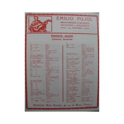 DE FALLA Manuel El Pano Moruno Chant Guitare | eBay