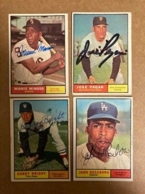 Harry Bright Senators Signed 1961 Topps Card with COA | eBay