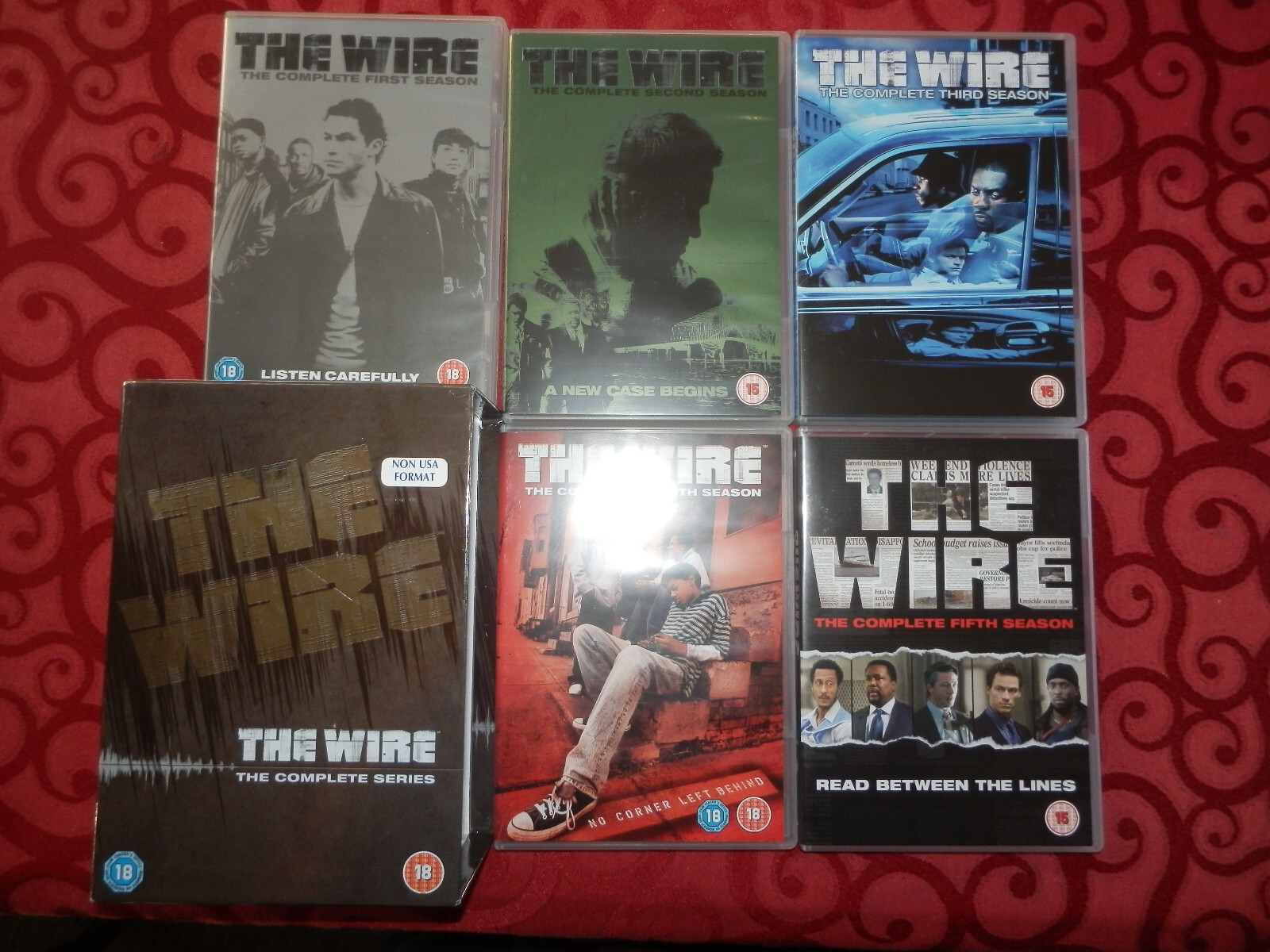 The Wire Complete Series 1-5 DVD PAL Region 2 - Season 1 2 3 4 5 24 ...