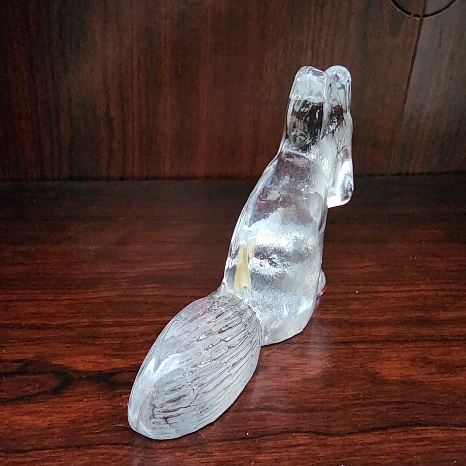 Lisa Larsson Larson Crystal Glass Fox, Royal Krona Sweden | eBay