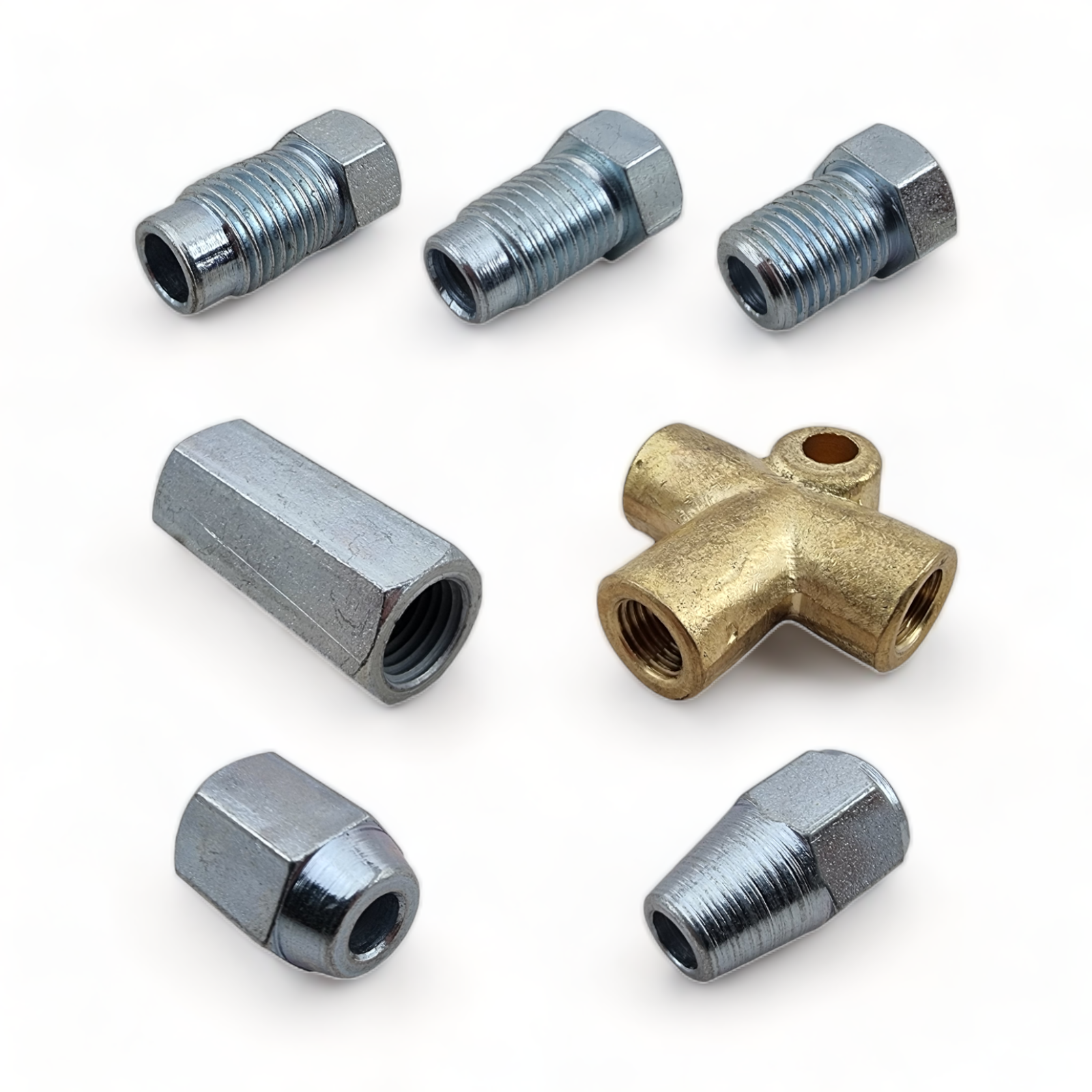 Imperial Brake Pipe Nuts & Connectors 3-Way 3/8 UNF 7/16 UNF Male ...