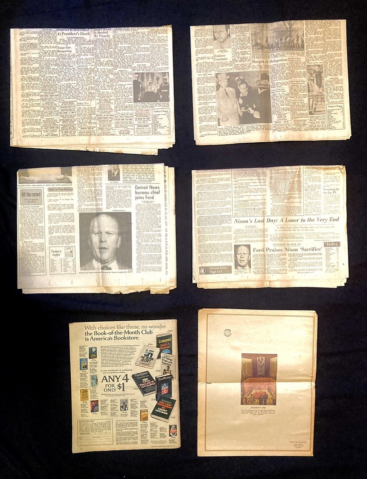 Vintage President Newspapers Election (JFK, Nixon, Ford) 60’s & 70’s | eBay