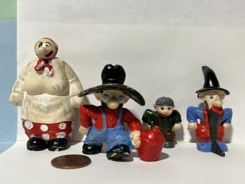 Marx plastic dime store figures Snuffy Smith comic strip characters ...