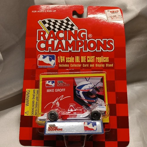 Racing Champions 1/64 Scale Mike Groff Indy Car And Collector Card | eBay