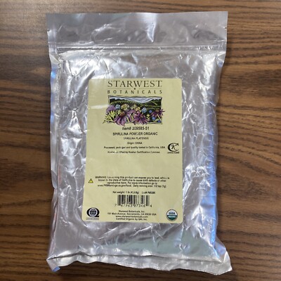 Starwest Botanicals Spirulina Powder, Organic 767963073464| eBay