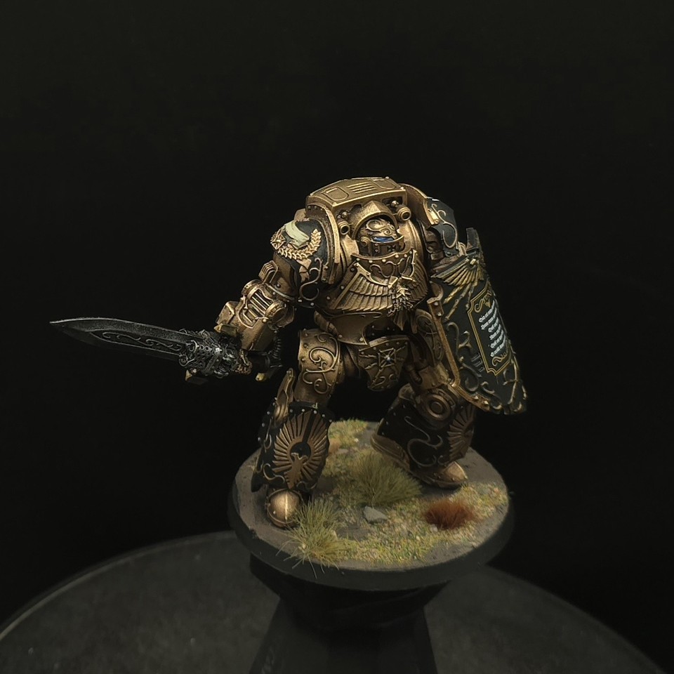 Pro Painted Warhammer 40k Custodes Contemptor Dread Forge World Games Workshop | eBay