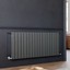 Horizontal Anthracite Designer Radiator Modern Flat Panel Central ...
