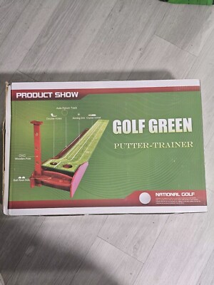 Product Show Golf Green Putter Trainer AUTOMATIC BALL RETURN NEW ...