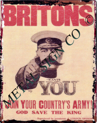 WARTIME BRITONS YOUR COUNTRY metal wall sign pub,bar shed cafe shop bar ...
