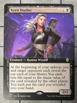 extended art KEEN DUELIST 369 Commander 2021 MTG Magic the Gathering | eBay