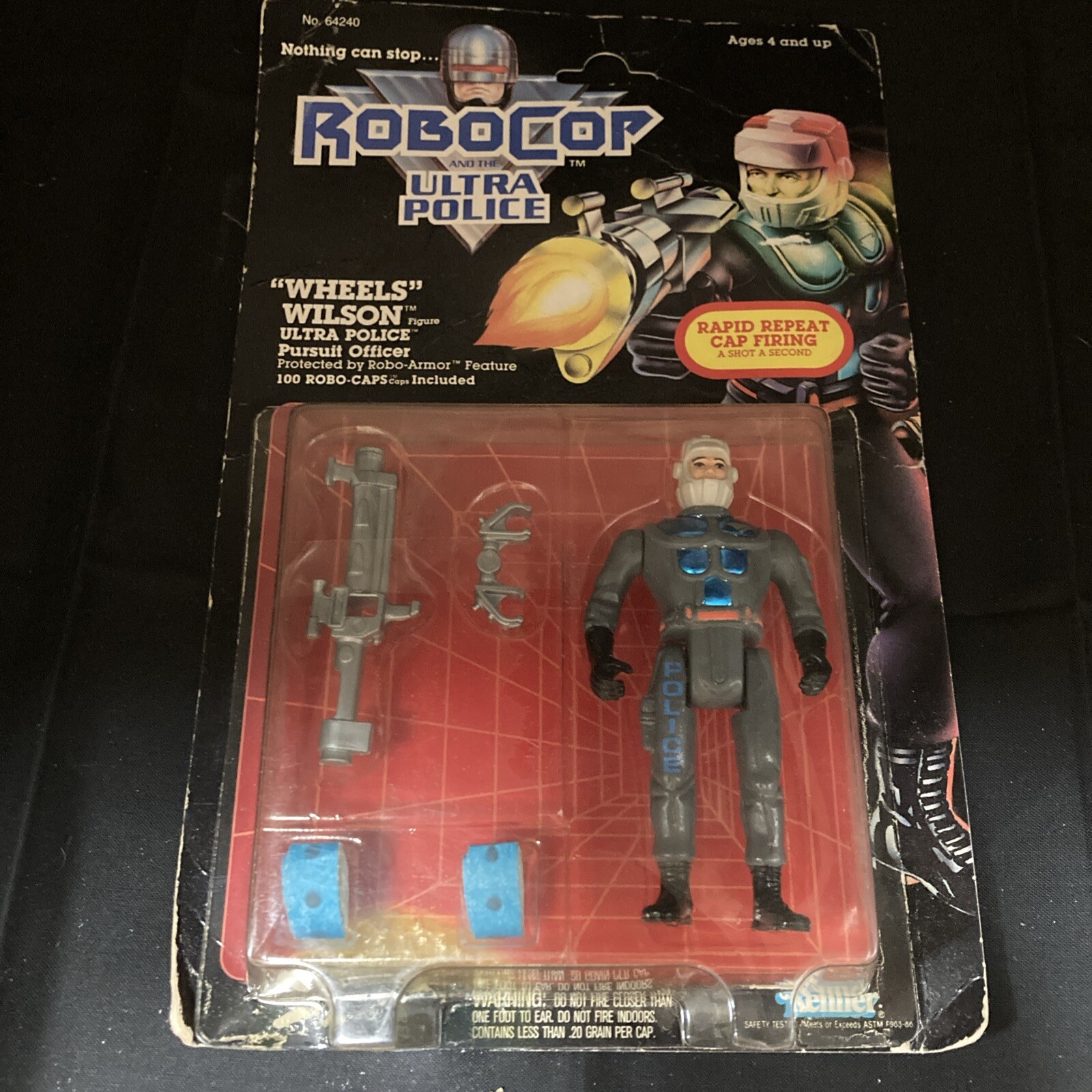 ROBOCOP “Wheels Wilson” Ultra Police Pursuit ACTION FIGURES KENNER 1988 ...