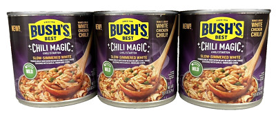 Bush's Best Chili Magic Chili Starter Slow Simmered White 15.5 oz (3 ...