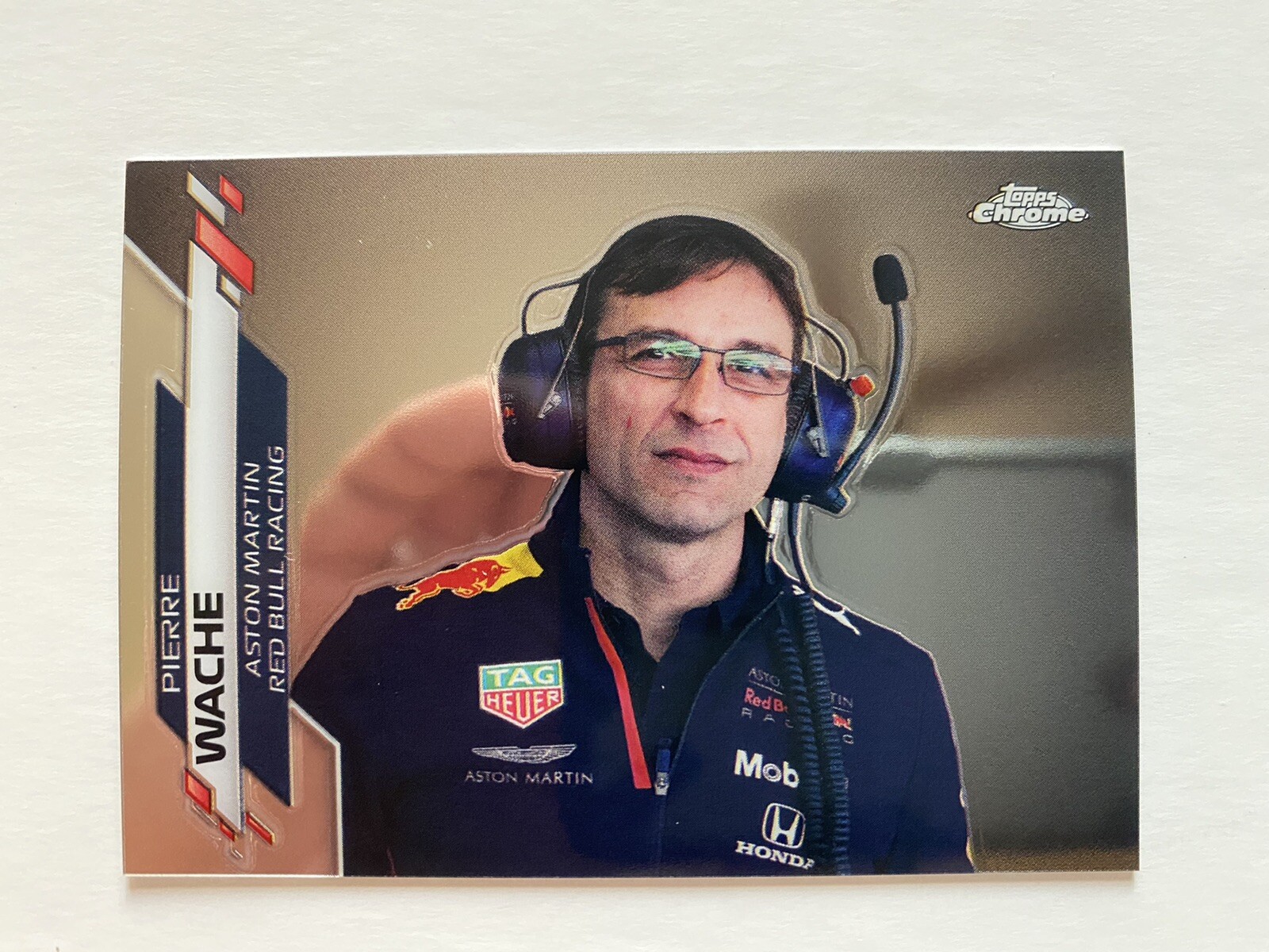 2020 Topps Chrome Formula 1 Pierre Wache Portrait Card Red Bull F1 91 ...