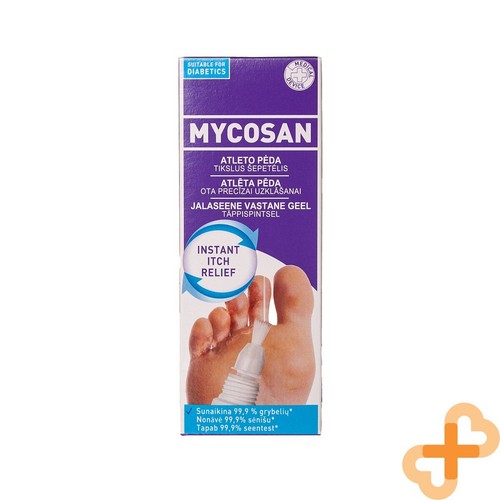 MYCOSAN Gel Antimicotico Piedi 15 ml Pennello di Precisione Sollievo ...