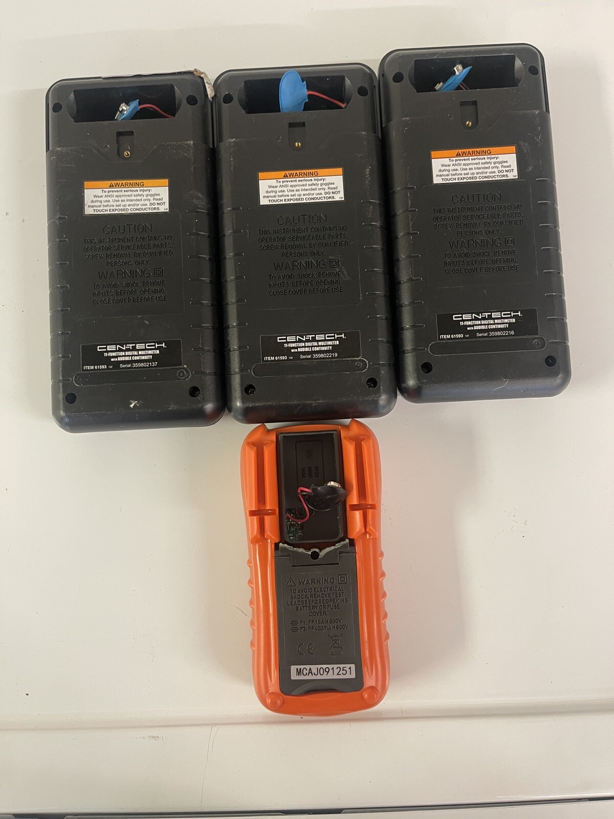 11 Function LCD Digital Multimeter With Audible Continuity AC DC Cen ...