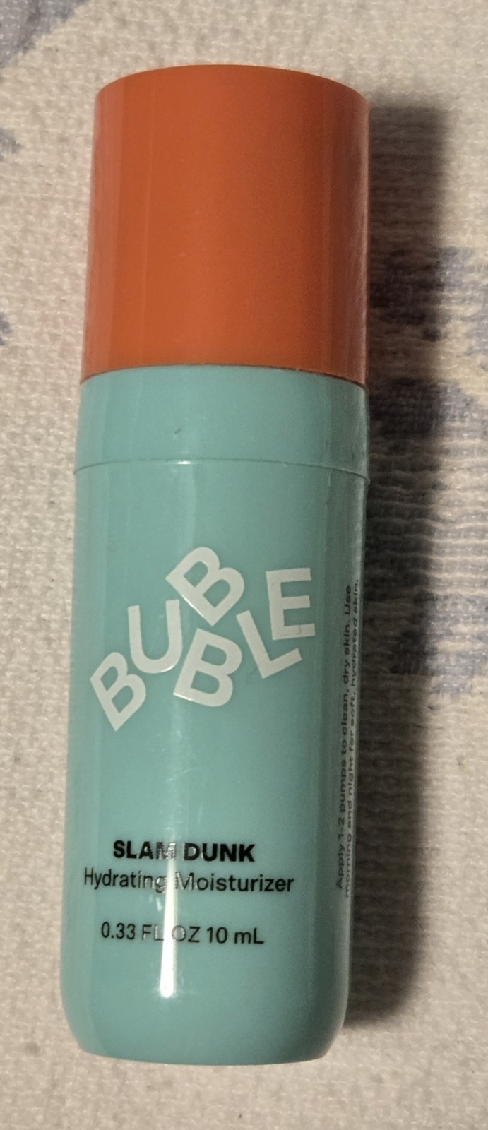 Bubble Slam Dunk Hydrating Moisturizer Travel/Sample .33 Fl Oz New | eBay