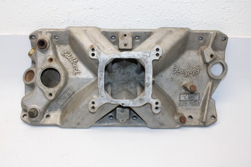 Edelbrock TM-1 Tarantula Aluminum Intake Manifold SB Chevy Nostalgia ...