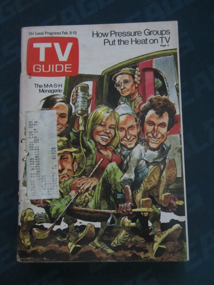 TV Guide February 1974 MASH Menagerie Alan Alda Loretta Swit | eBay