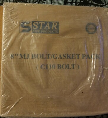 8" MJ Bolt and Gasket Pack with C110 Bolt | eBay