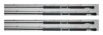 4 EA JIMMY HOUSTON 14' GRAPHITE TROLLING RODS CRAPPIE POLE LIGHT ACTION ...