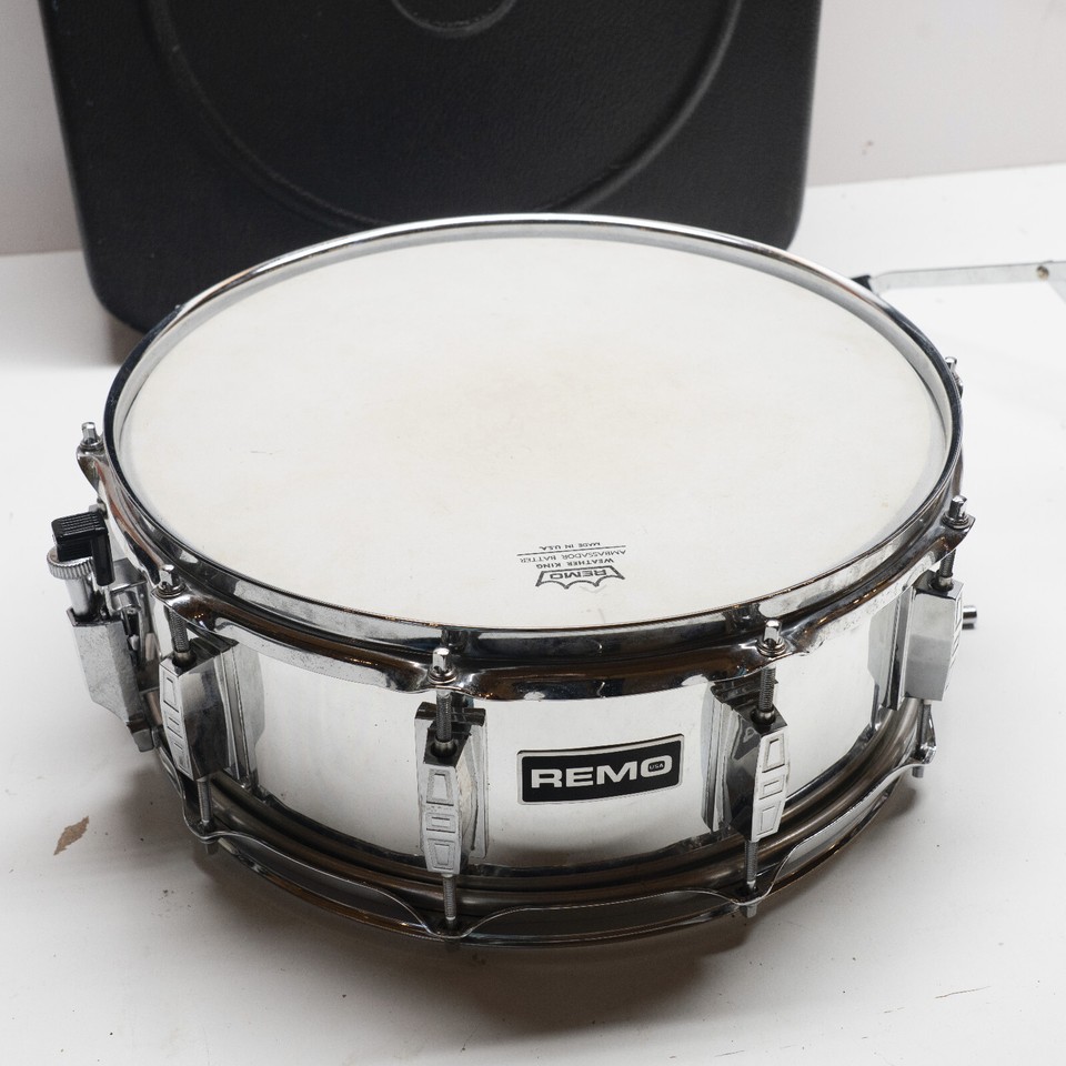 Remo Quadura Acousticon SX Snare Drum w/Case & Stand 14"x6" | eBay