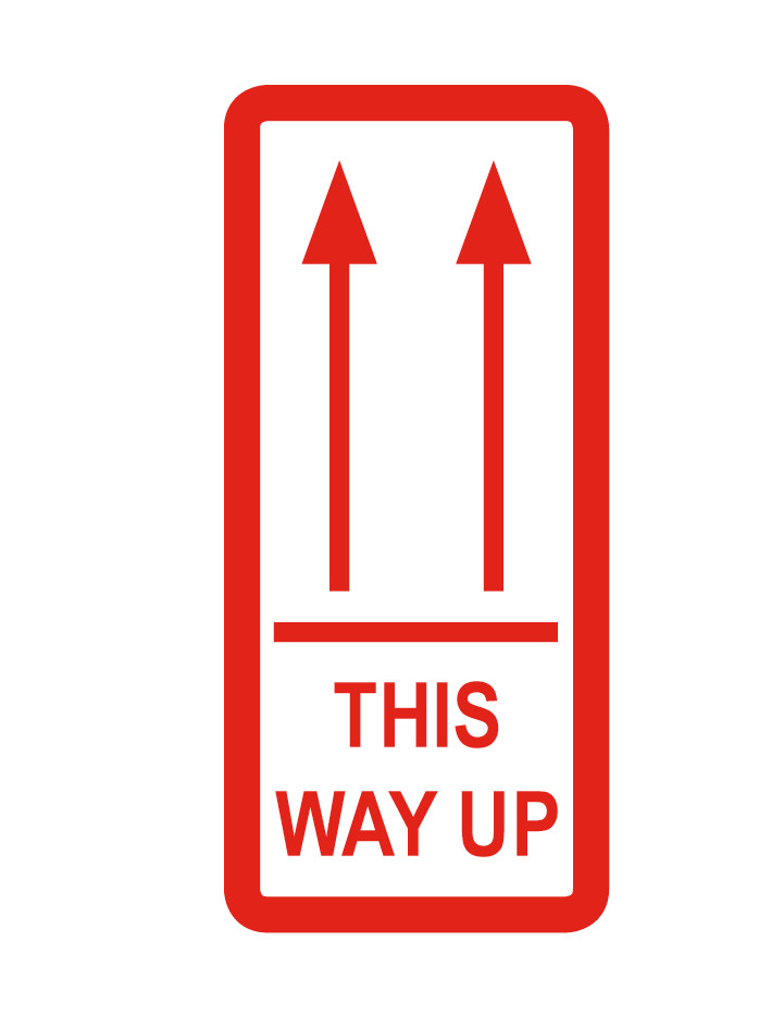 This Way Up Sticker