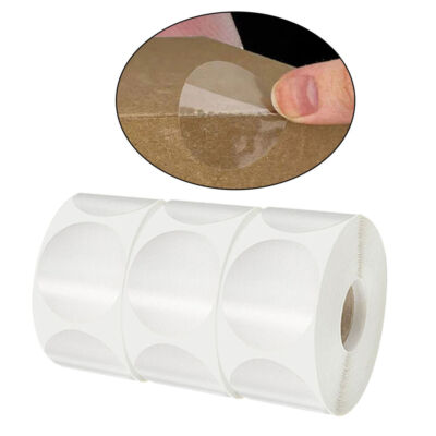 3000pcs Round Stickers Circle Transparent Sealing Seal Tape Supplies | eBay