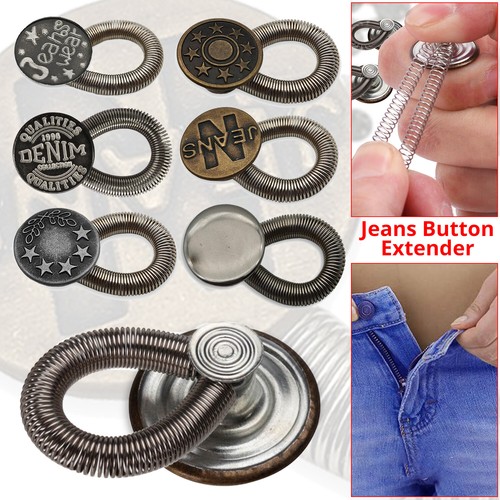 Jeans Buttons Waist Band Extender for Jackets Coats Handbags Clothing ...