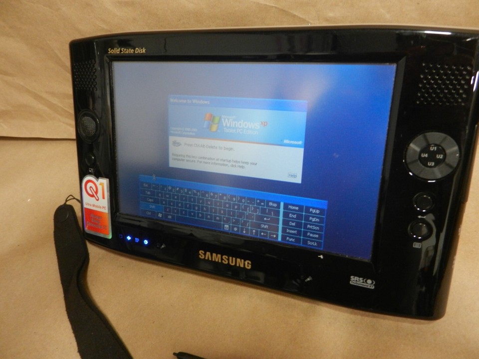 Samsung Q1 Handheld PC ( Model NP-Q1-V004/SEA ) WINDOWS XP Locked ...