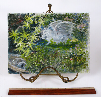 FLYING DRAGON FANTASTIC ACRYLIC PAINTING EAST GREENWICH RI ARTIST SUSAN ...