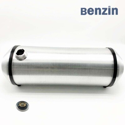 Aluminum Spun 10"x30" Fuel Tank / Gas Tank 10 Gallons End Fill 3/8" NPT ...