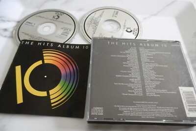 THE HITS ALBUM 10 2 CD FAT BOX 1989 LIKE NOW MUSIC BANGLES 4 TOPS ...