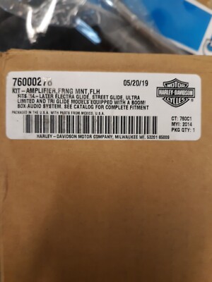 Harley Boom Audio 14 Up Flh Amplifier Kit 76000278 | eBay