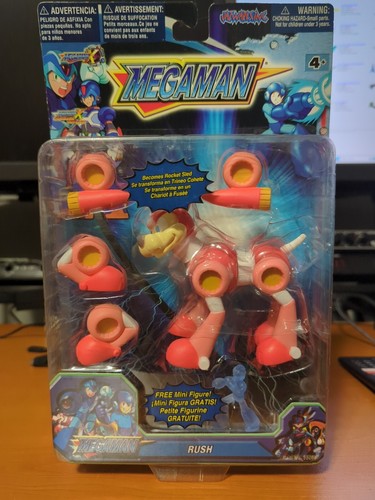 Capcom Mega Man X Rush Action Figure 6” Jazwares 2005 NOS #85059 RARE ...