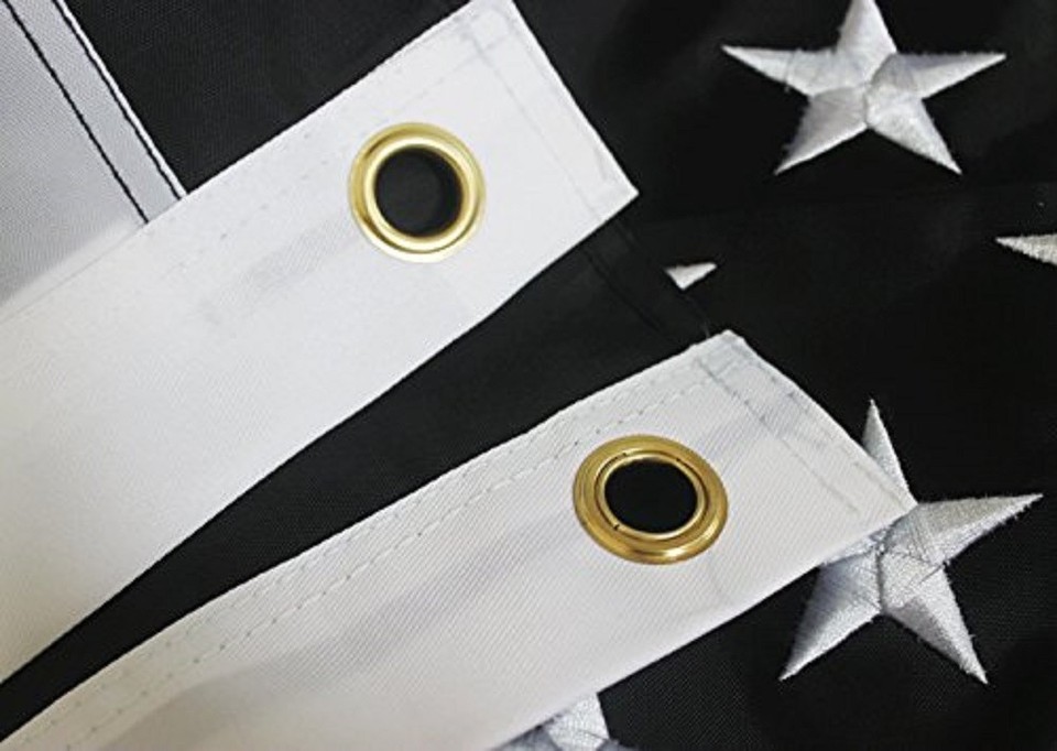 3x5 Embroidered USA First Responders Thin Red Blue Line 210D Nylon Flag ...