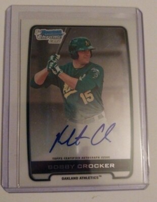 2012 Bowman Chrome Prospect Autographs #BC Bobby Crocker Auto | eBay