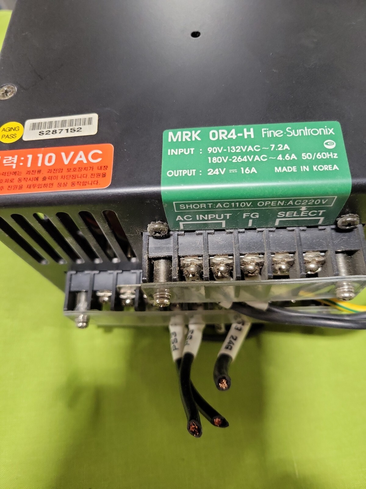 Fine Suntronix MRK OR4-H Power Supply 24V 16 Amp Output Samsung CP20 | eBay