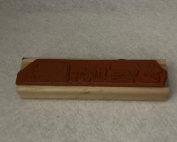 Rubber Stamp - Border - ABC's - Education or School Border - Large Size ...