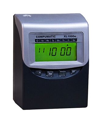 Compumatic XL1000e Fully Automatic Self Totaling Employee Payroll Time ...