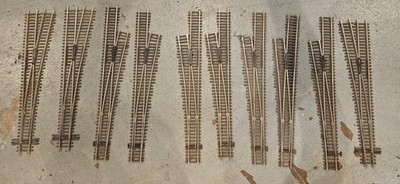 Lot of 10 HO Scale Code 83 ATLAS Nickle/Silver Customline Switch #6 Turnouts | eBay