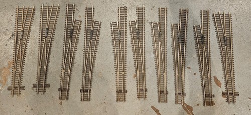 Lot of 10 HO Scale Code 83 ATLAS Nickle/Silver Customline Switch #6 ...