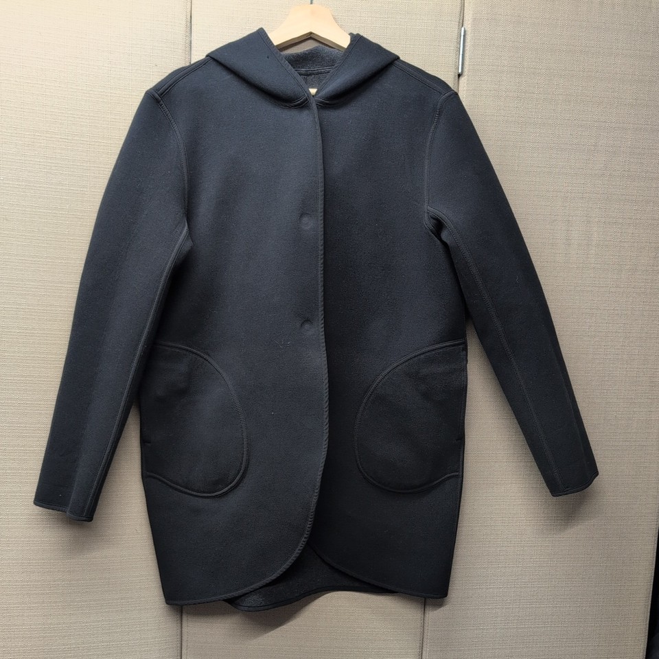 Lululemon Reversible Jacket Dark Grey/Black Coat Stretchy City Bound ...