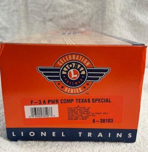 Lionel PWC Texas Special F3 Powered A Unit, 6-38103, NEW!! | eBay