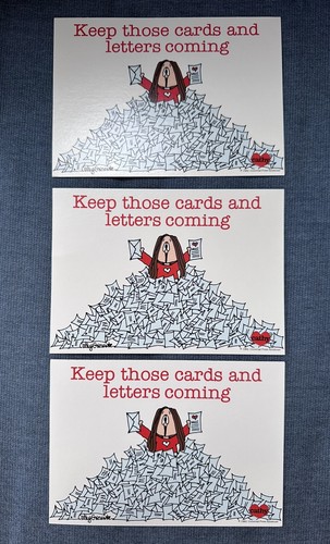 Cathy Humor Cartoon Keep those Cards Letters Coming Vintage Unposted ...