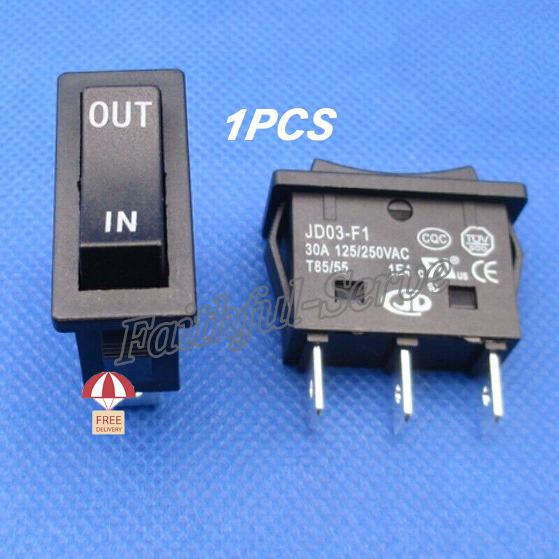 IN-OUT Rocker Switch For Lshx KCD4-3NC 3 Pins 3 Positons Double Side ...