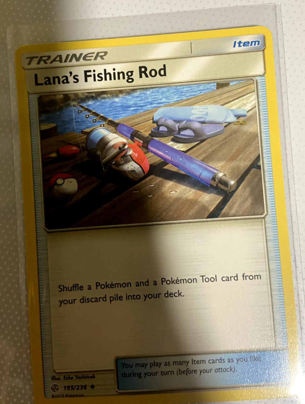 2019 Pokémon TCG Card - Trainer: Lana's Fishing Rod (195/236) #2 | eBay
