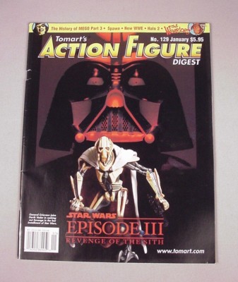 Tomart's Action Figure Digest #129 Star Wars Ep III Mego Spawn WWE Halo ...